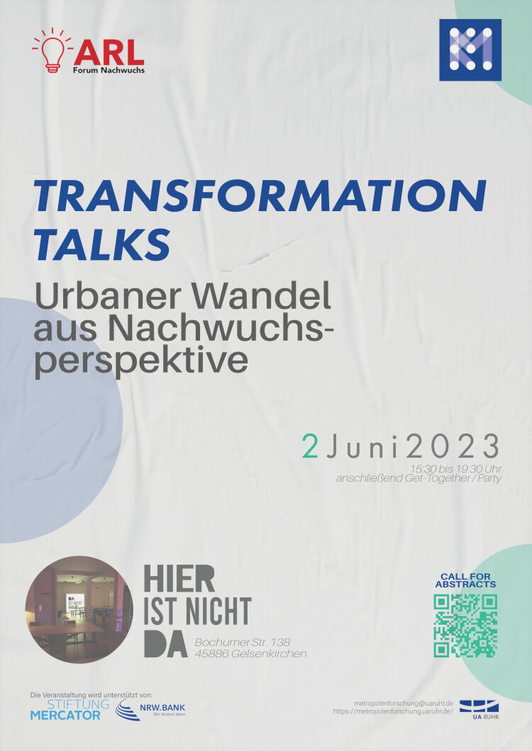 Transformation Talks: Urbaner Wandel aus Nachwuchsperspektive (Workshop ...